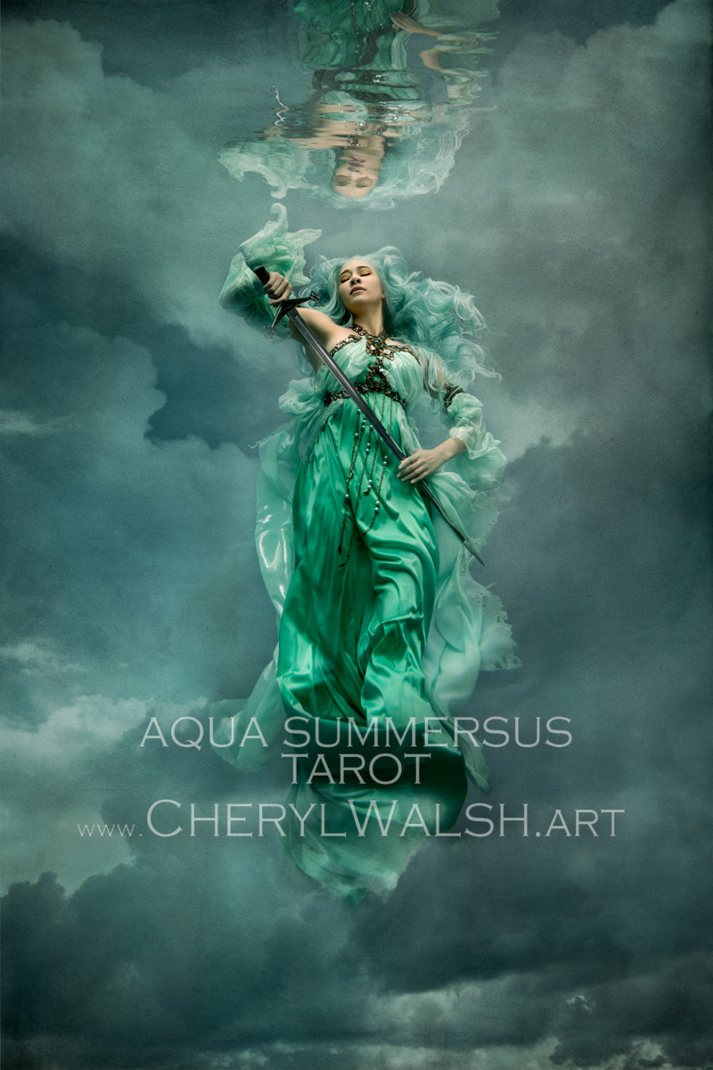 Tarot Minor Arcana - "8 of Swords" - Fine Art Print – Cheryl Walsh